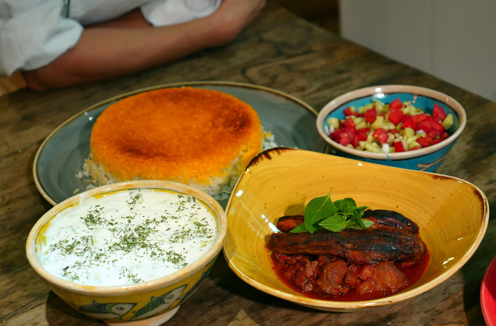 Conflict Kitchen » Chef Bahar Sarhangi’s Khoresht-e Bademjan Recipe